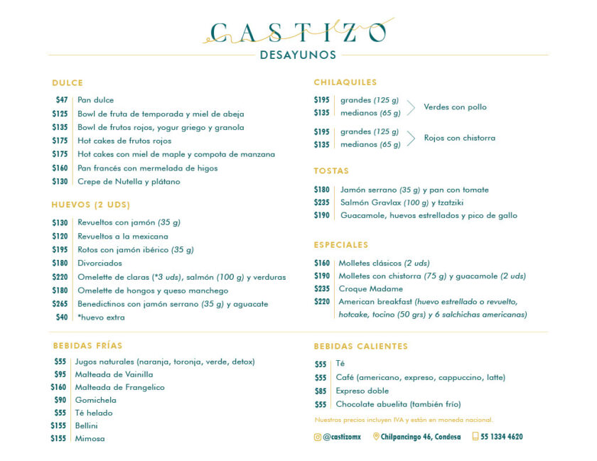 Desayunos Castizo – Castizo