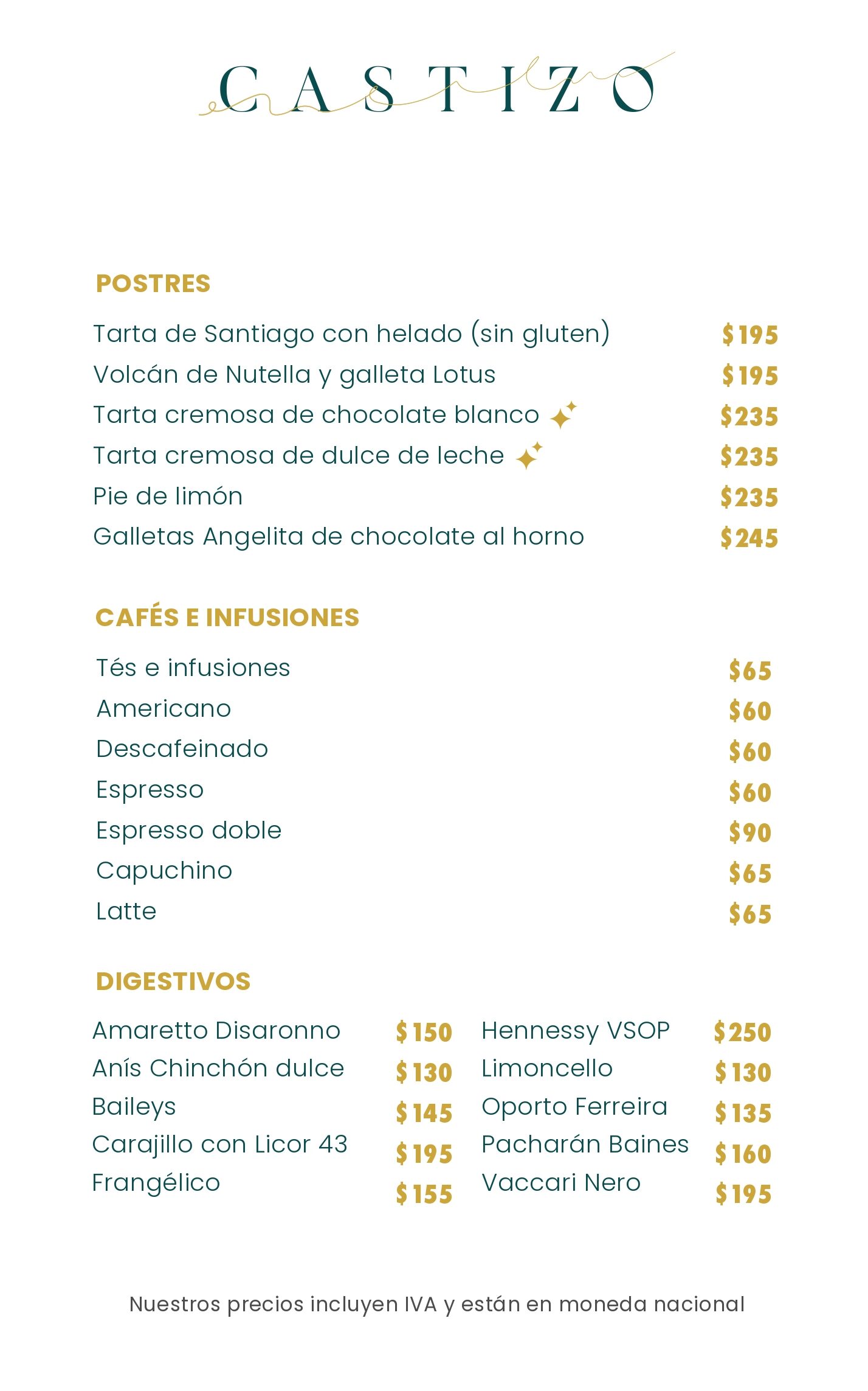 Postres Castizo – Castizo