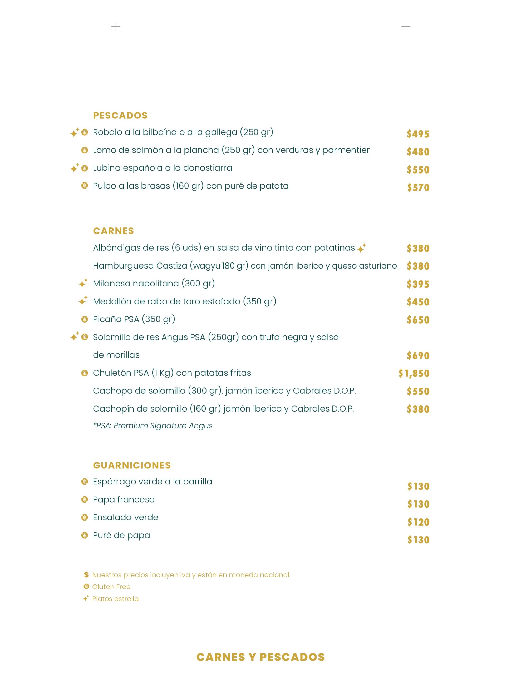 Menú Castizo – Castizo