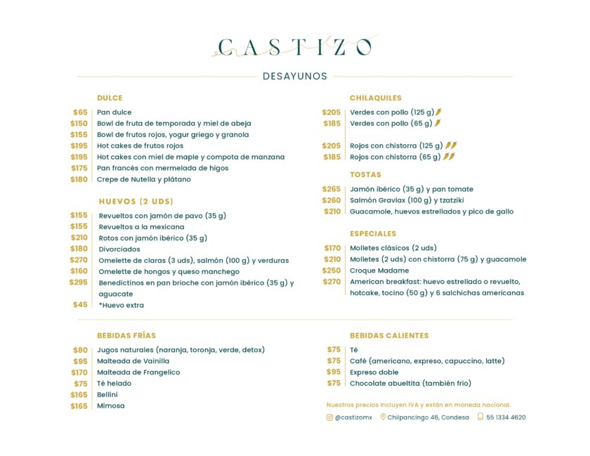 Desayunos Castizo – Castizo